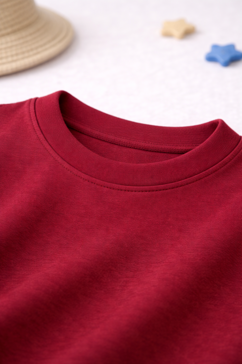 Kids Short Sleeves Printed T-shirt-Maroon Little Stories – THEFITTHEORY